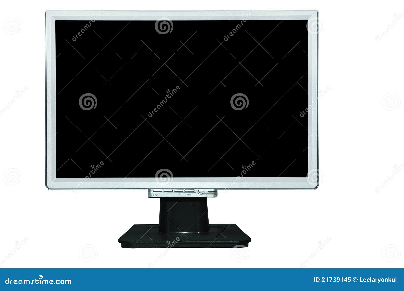 Computer monitor stock image. Image of clear, shiny, isolated - 21739145