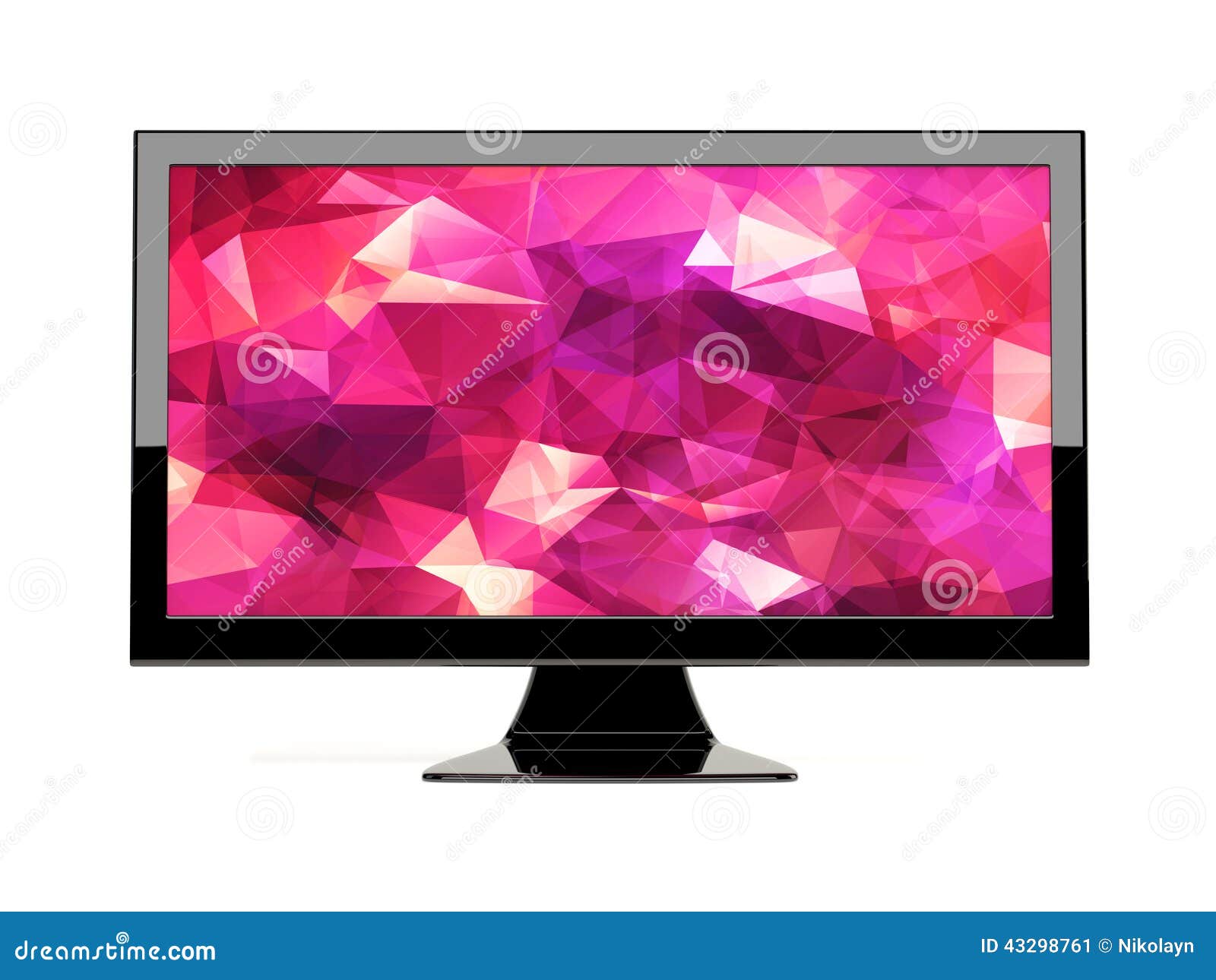 Computer monitor stock image. Image of technology, monitor - 43298761