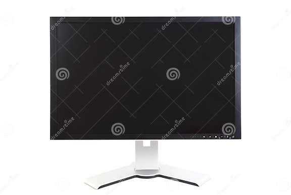 Computer Monitor, Black Screen Stock Image - Image of blank, electronic ...
