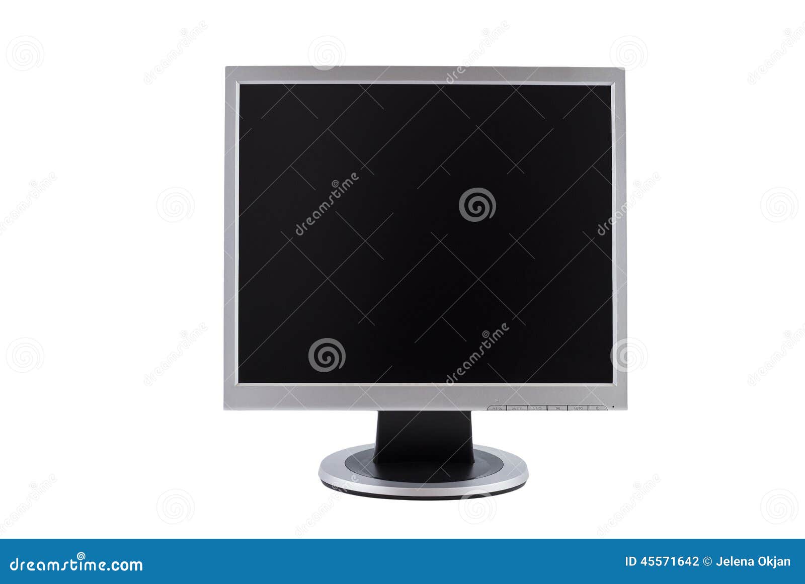 Computer Monitor stock photo. Image of monitor, flat - 45571642