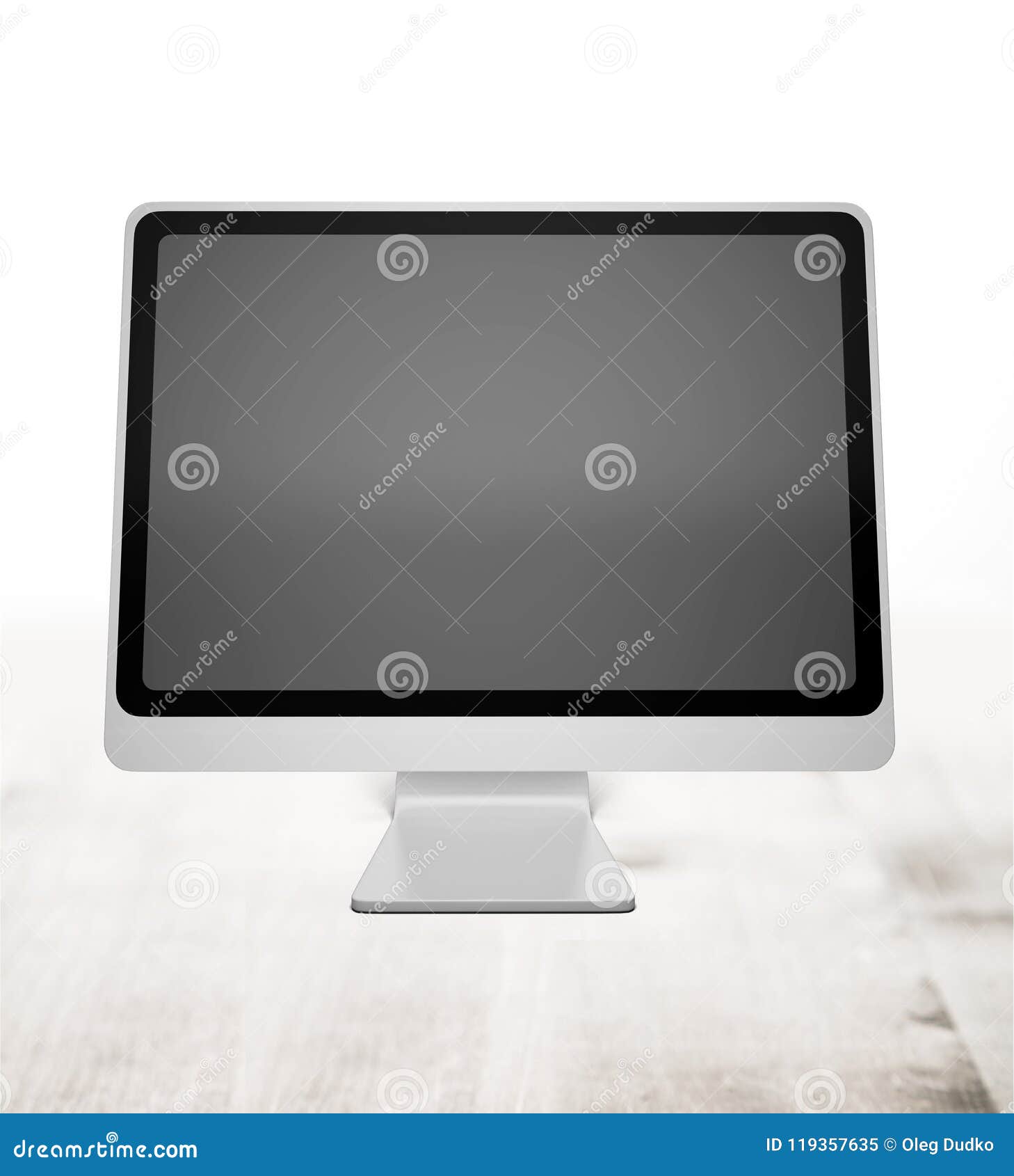 Computer monitor stock image. Image of silver, computer - 119357635