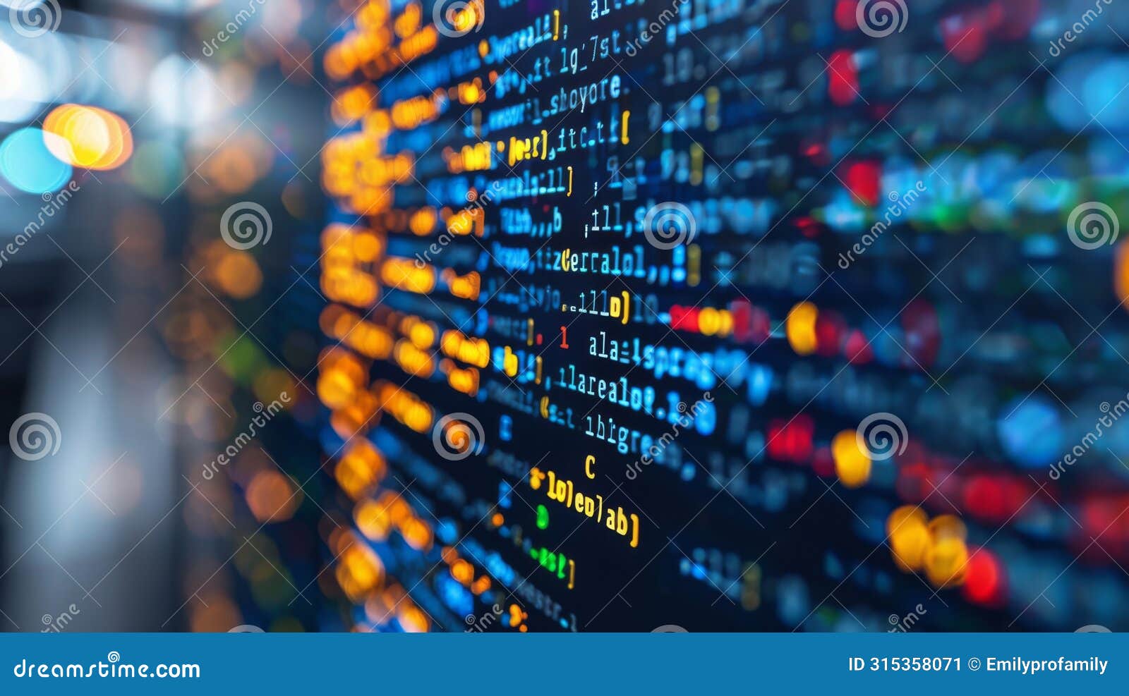 Computer Screen Filled with Numbers Stock Image - Image of screen, display: 315358071
