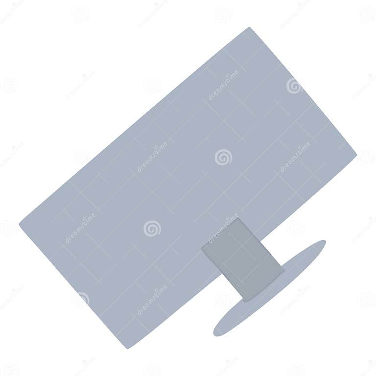 Computer Monitor Falling Down with Different Things. Computer Monitor ...