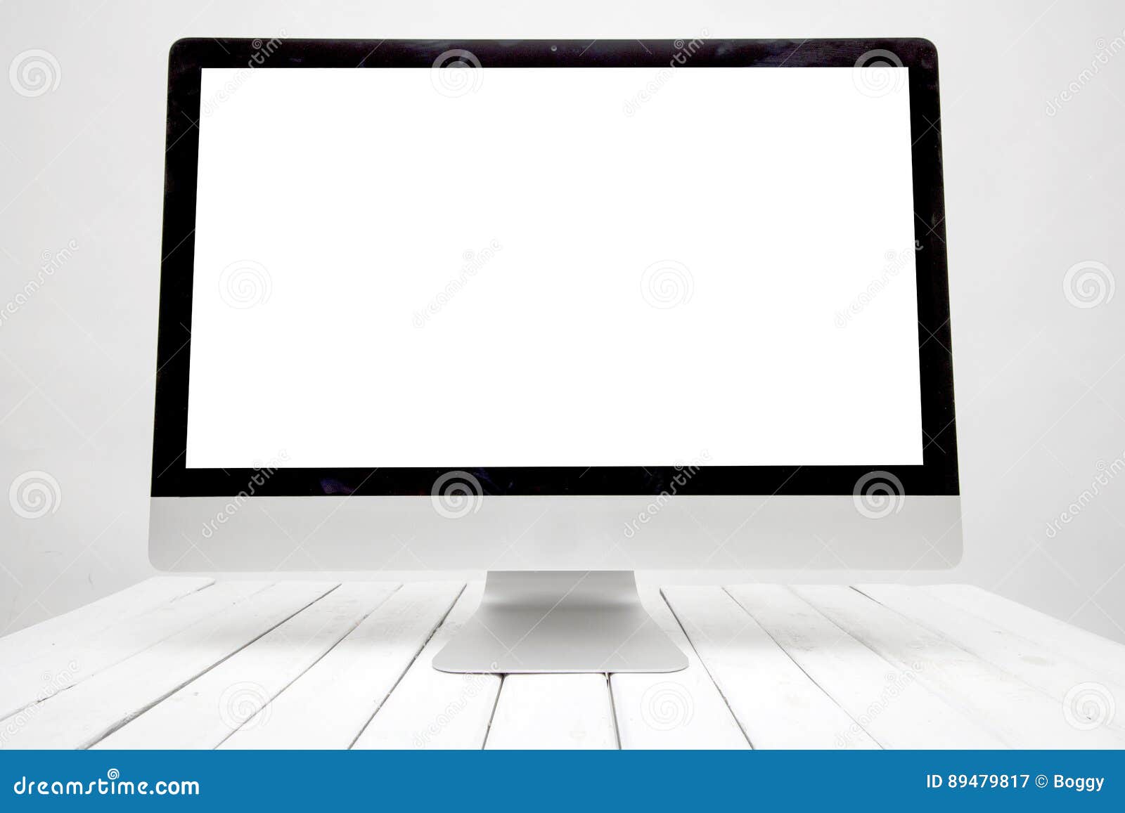 Computer monitor stock image. Image of white, elegance - 89479817