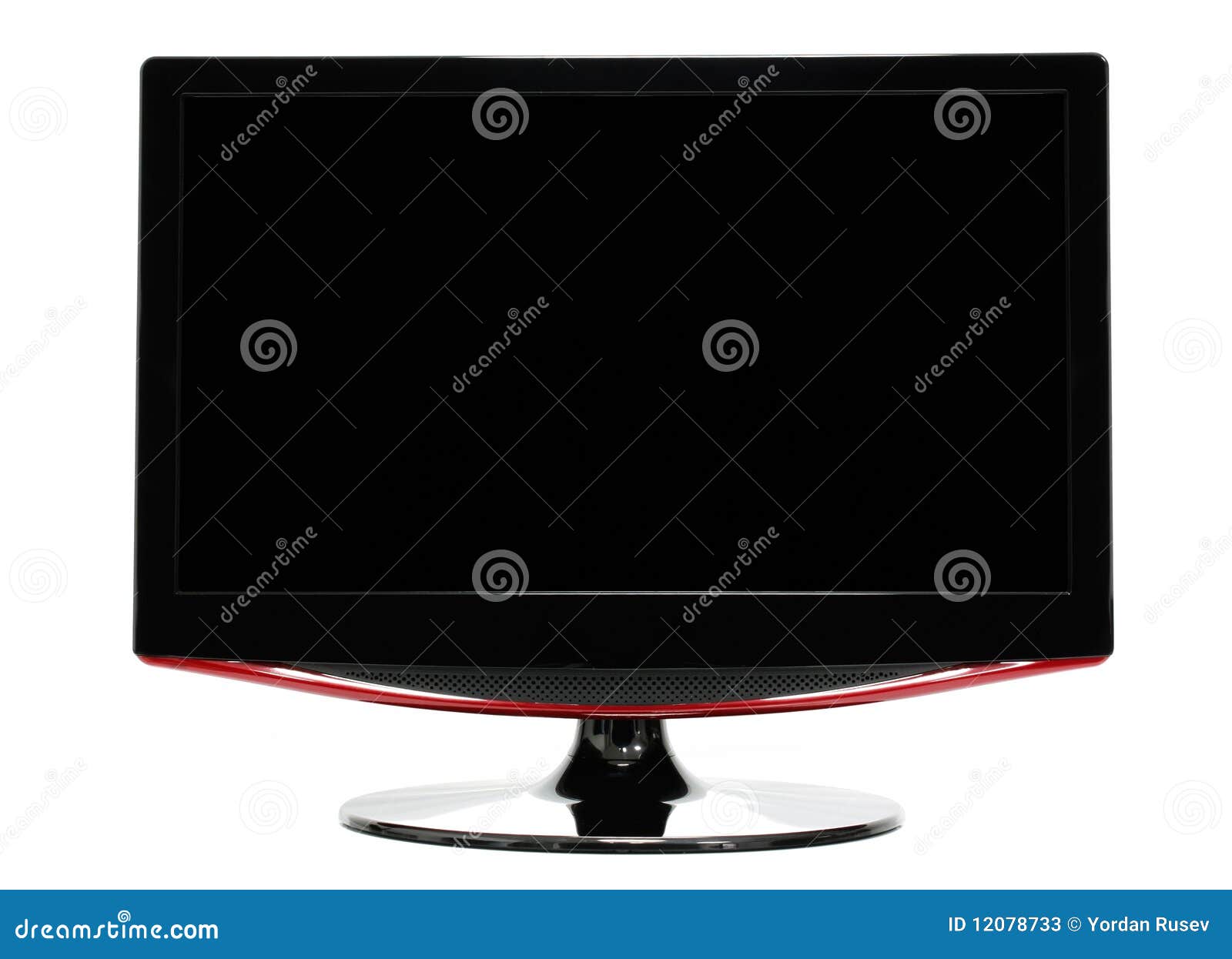 Computer monitor and TV stock image. Image of electronics - 12078733