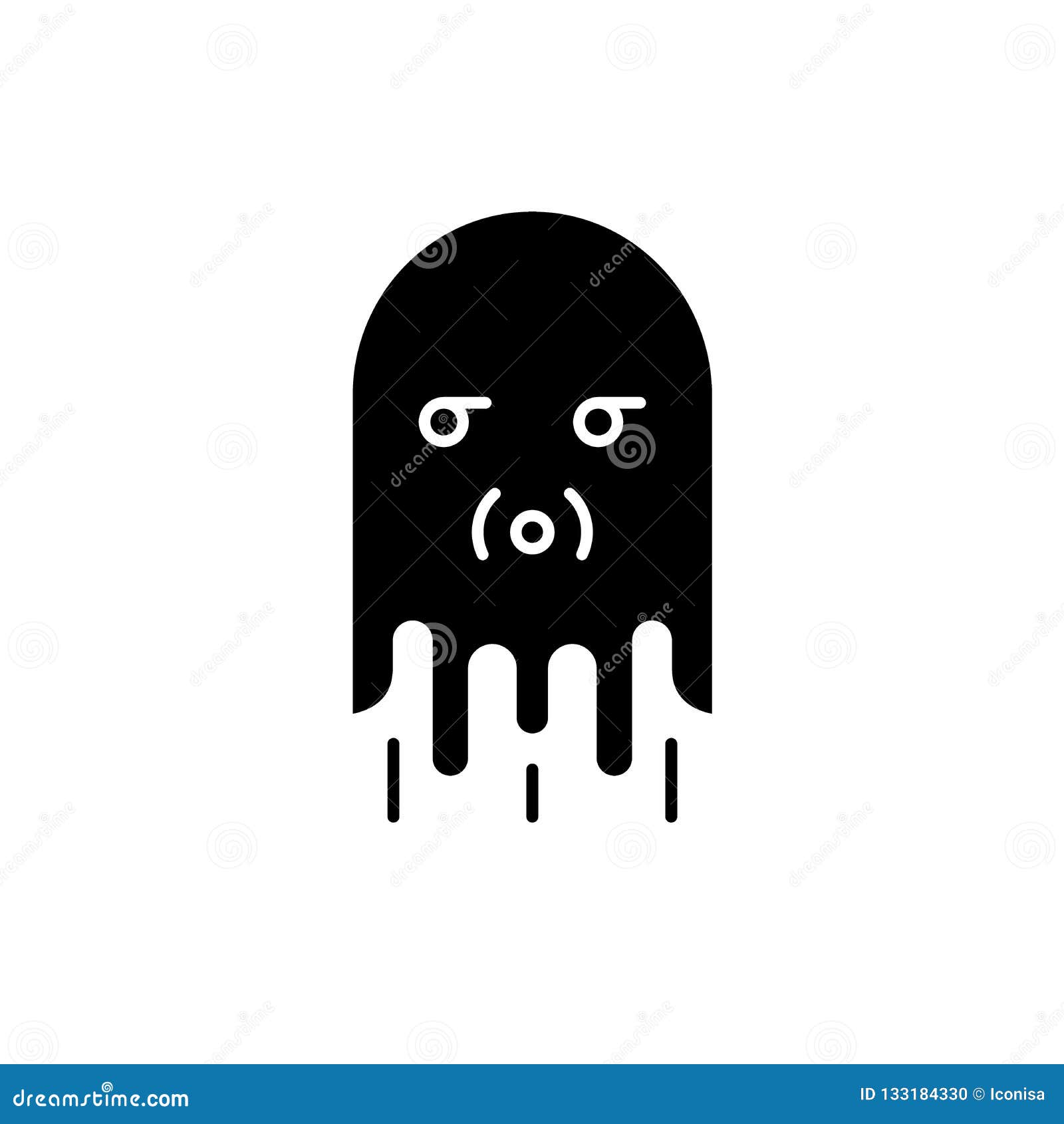 Computer Monster Line Icon Concept. Computer Monster Vector Linear ...