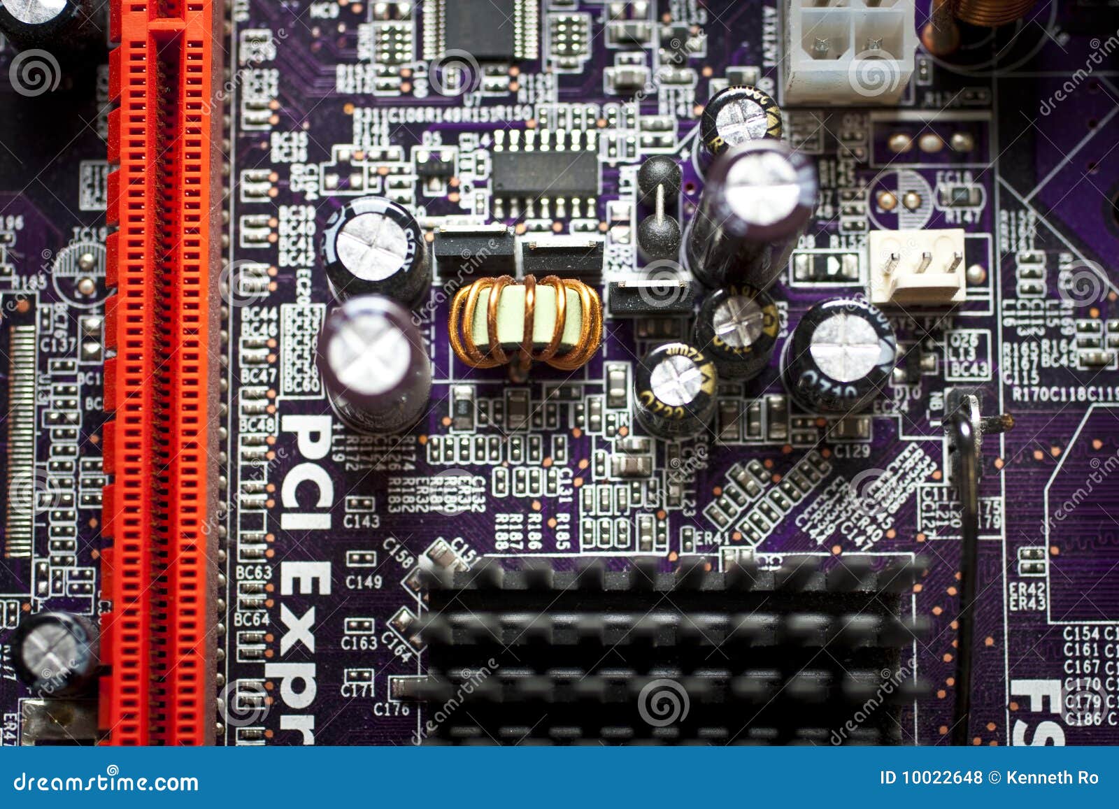 Computer Mother Board stock photo. Image of hardware - 10022648