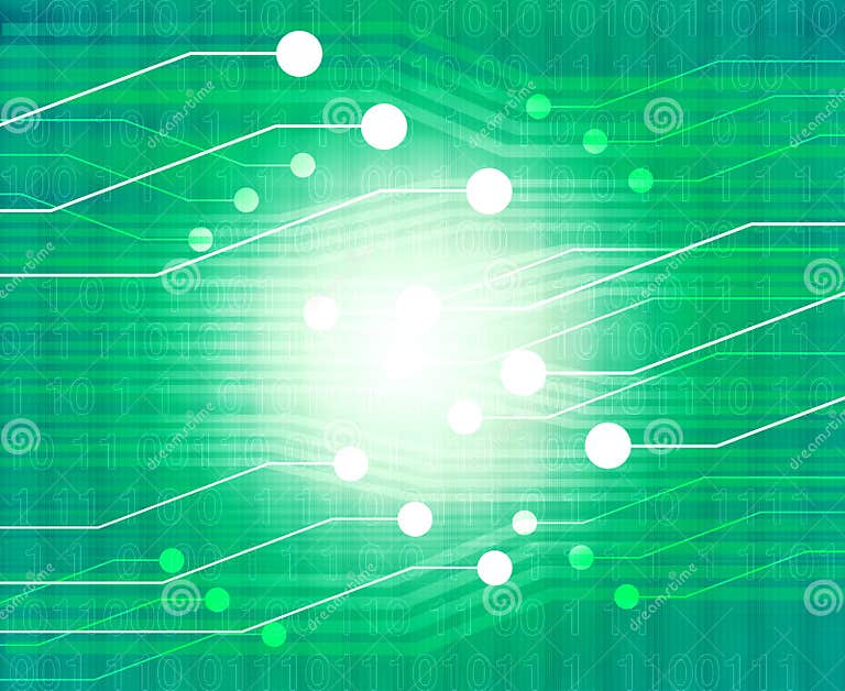 Computer motherboard stock illustration. Illustration of bytes - 13319743
