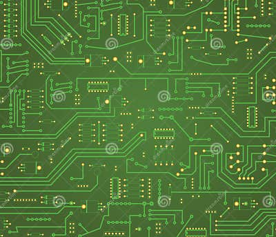 Computer Motherboard Background Stock Vector - Illustration of element ...