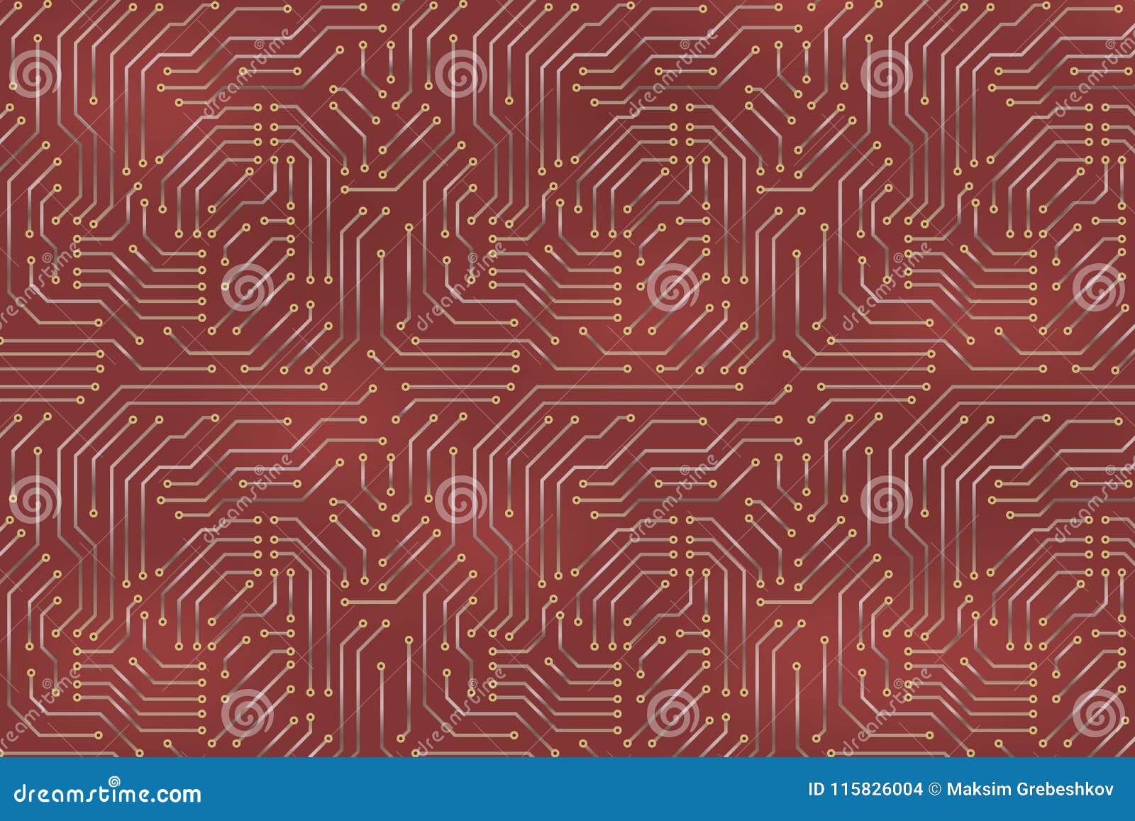 Computer Motherboard Background Stock Vector - Illustration of ...