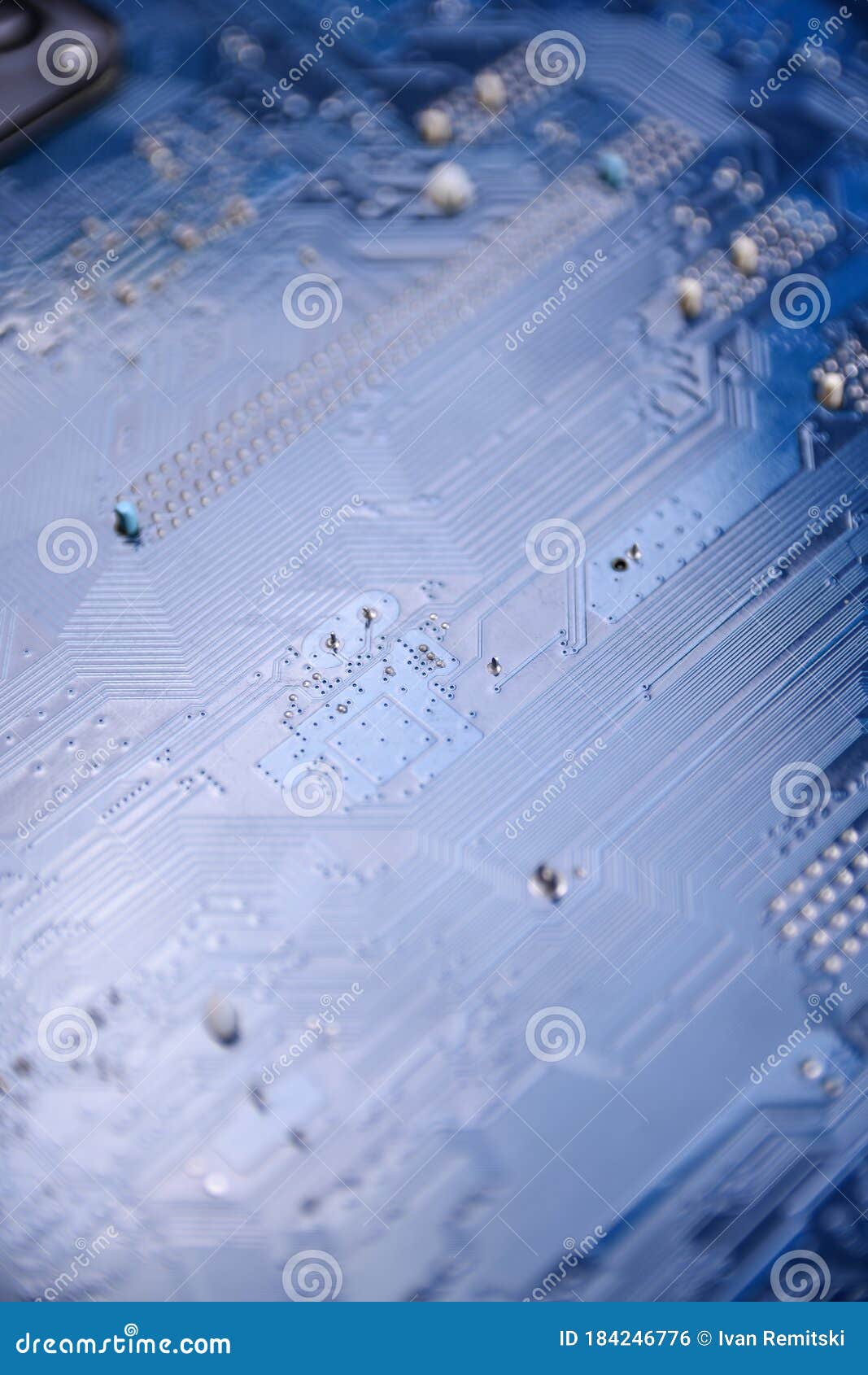 Computer Motherboard Background and Electronical Components Cpu Gpu ...