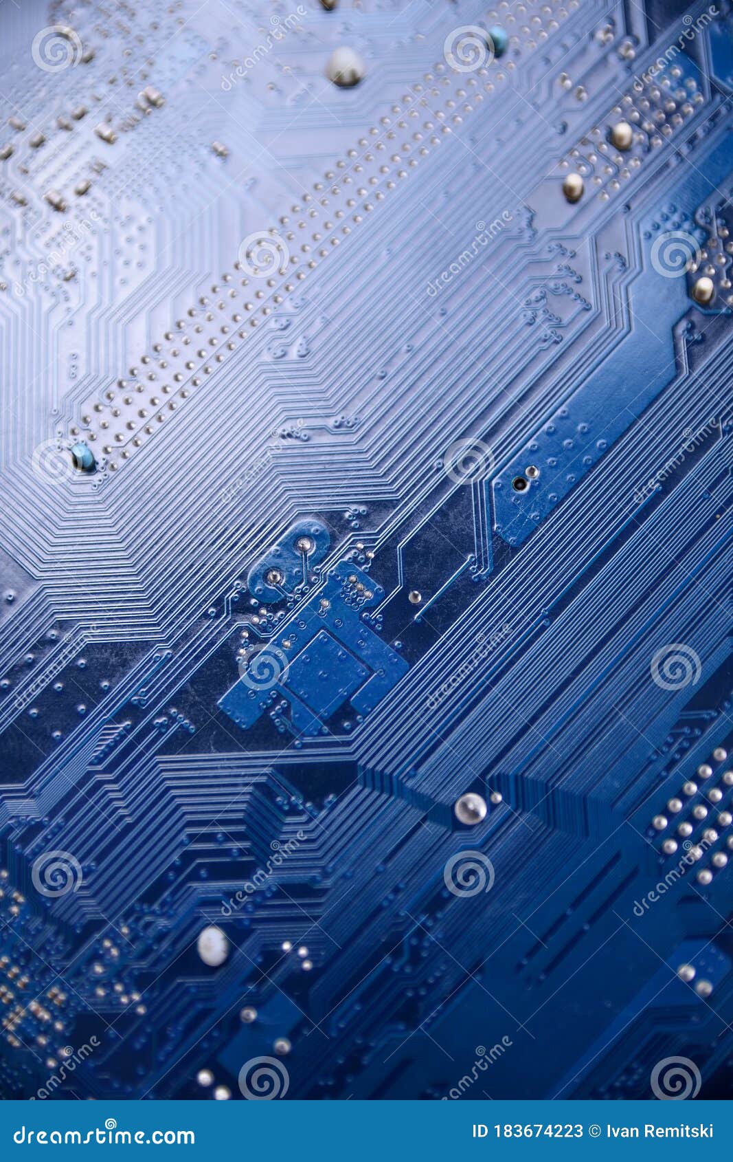 Computer Motherboard Background and Electronical Components Cpu Gpu ...