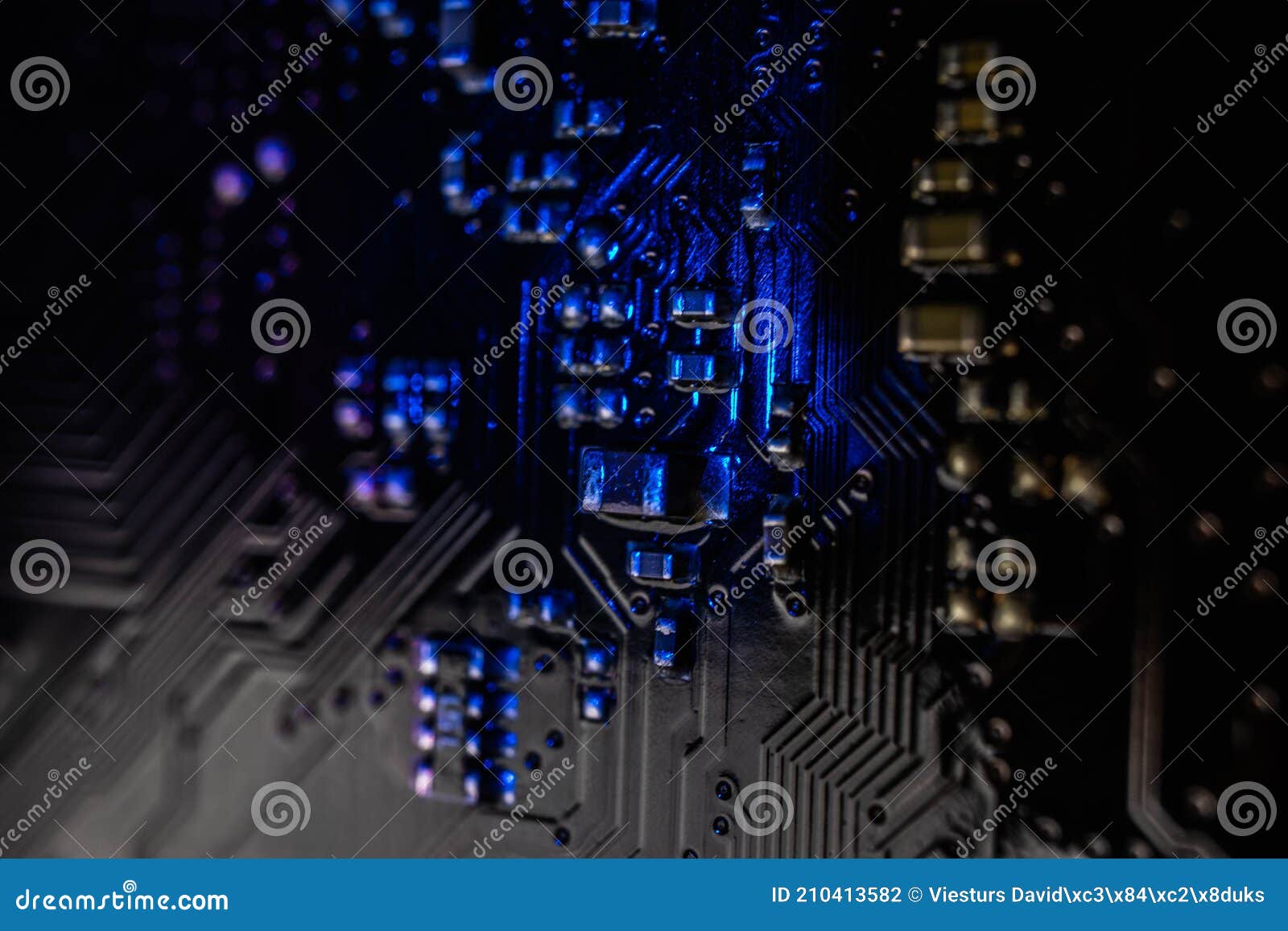 Computer Motherboard Circuit Chip Board Motherboard Stock Photo - Image ...