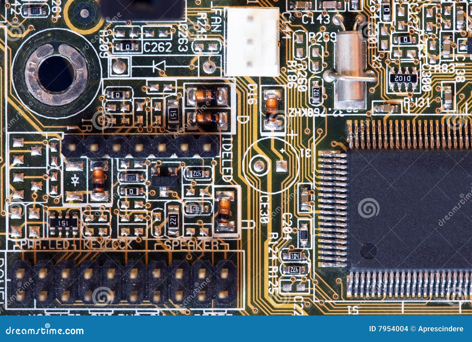 Computer Motherboard - Circuits Stock Photography | CartoonDealer.com ...