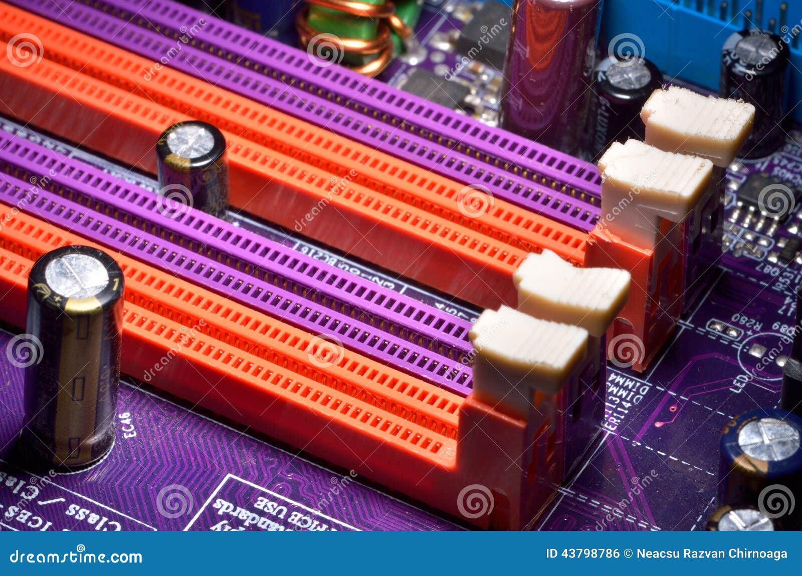 Computer motherboard stock photo. Image of microchip - 43798786