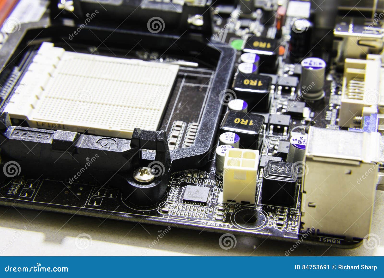 A Computer Motherboard stock image. Image of computer - 84753691