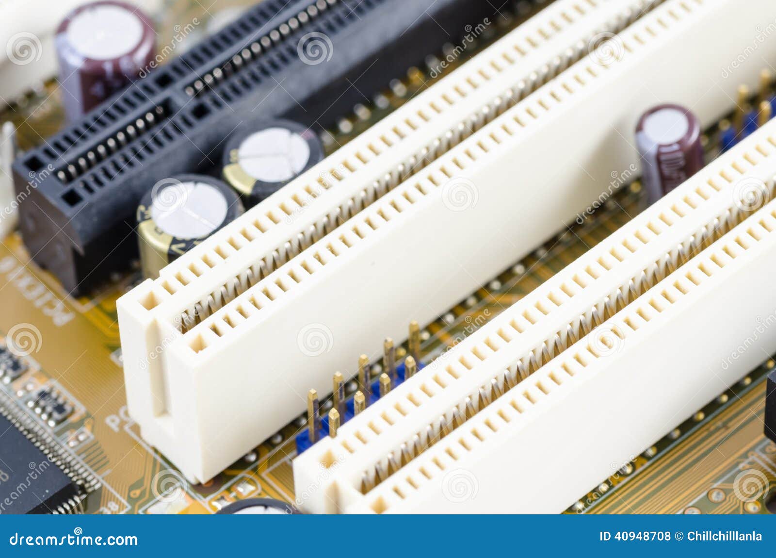 Computer motherboard stock photo. Image of memory, abstract - 40948708