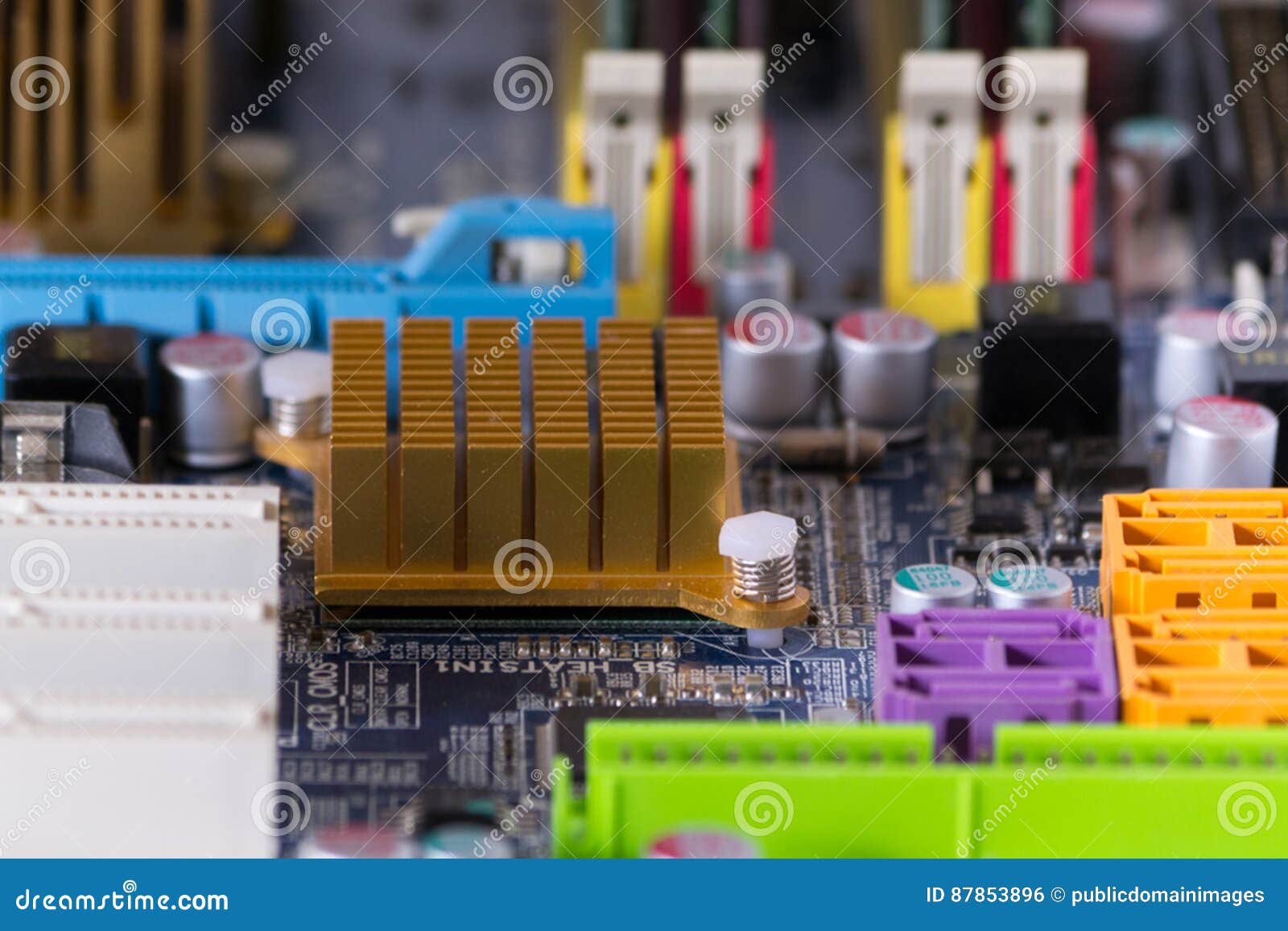 Computer-motherboard-components Picture. Image: 87853896