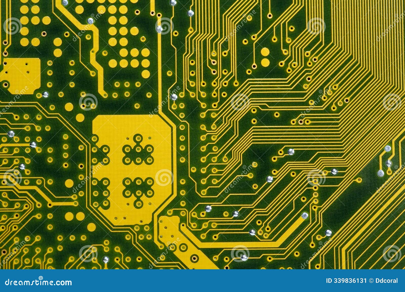 Computer Motherboard. Details of PC Mainboard Stock Image - Image of ...