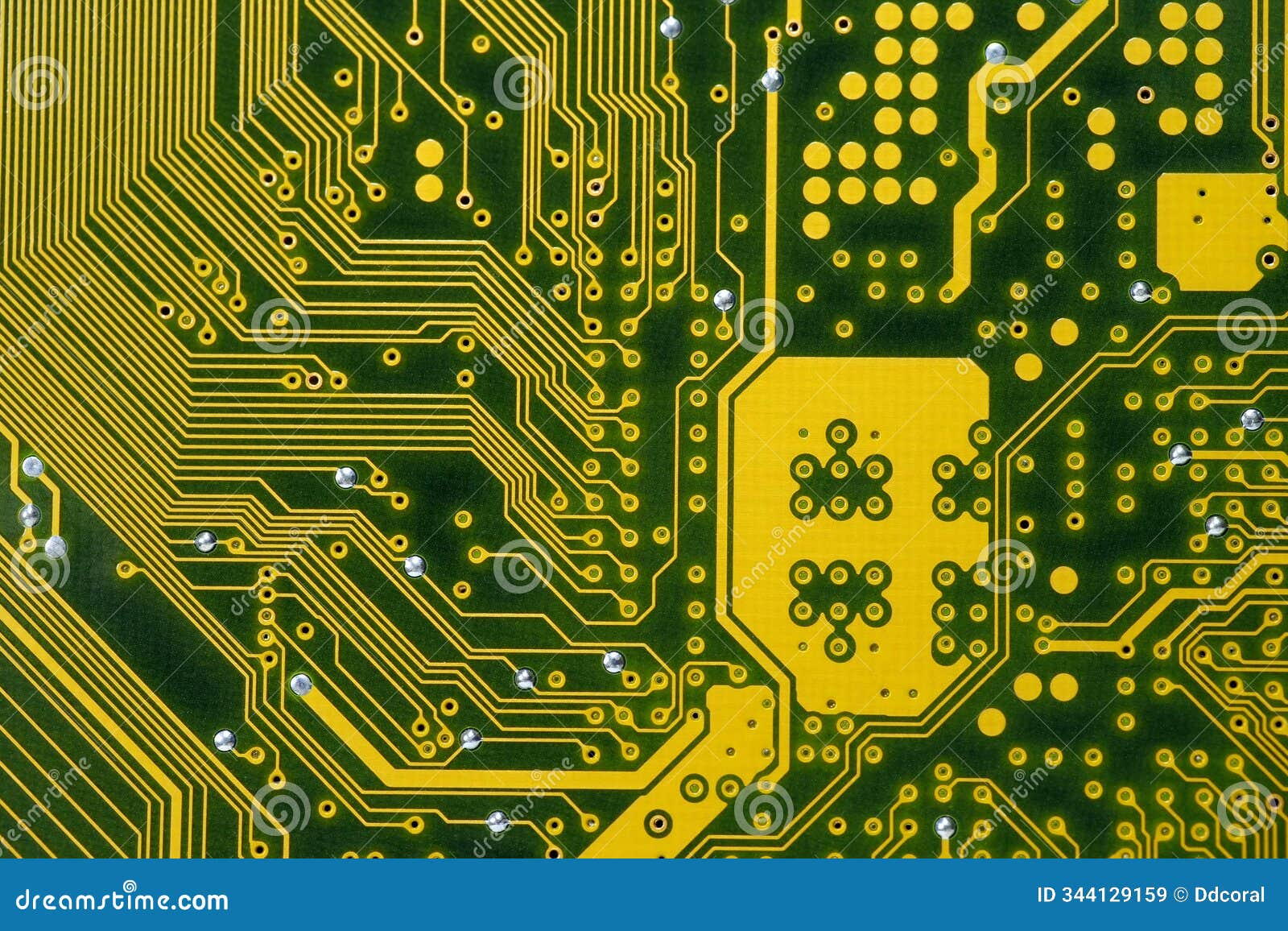 Computer Motherboard. Details of PC Mainboard Stock Image - Image of ...