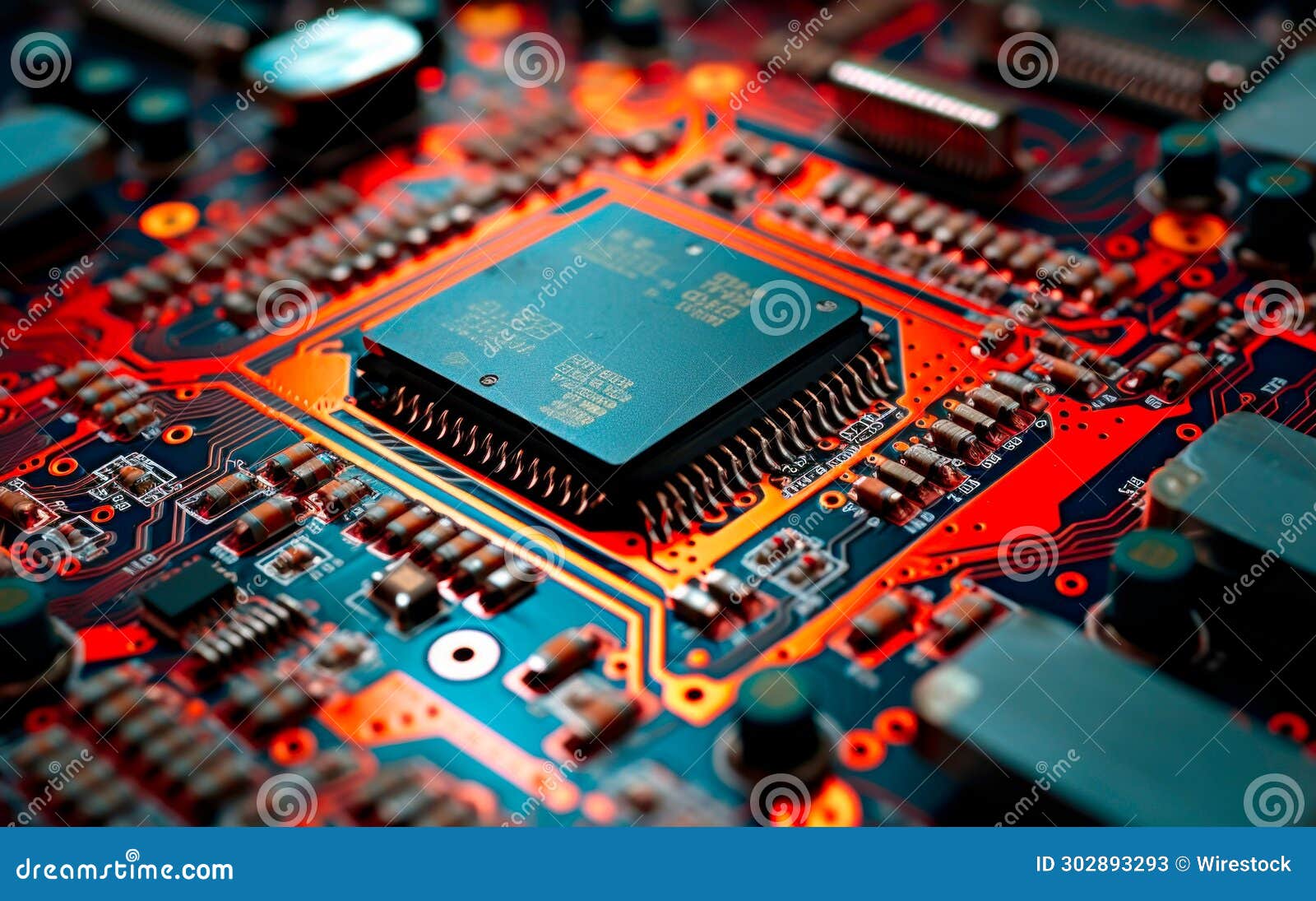 Computer Motherboard Featuring an Integrated Processor Module Mounted ...