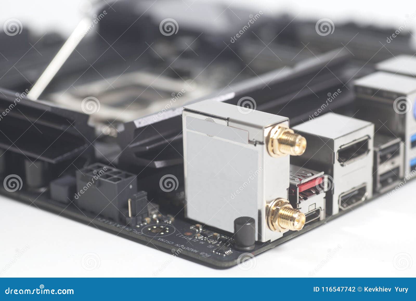 Intel LGA 1151 Cpu Socket On Motherboard Computer PC Royalty-Free Stock ...