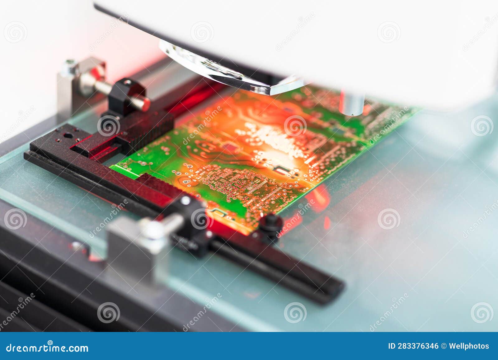 Computer Motherboard Scan Inspection or 3D Non-contact Measurement ...