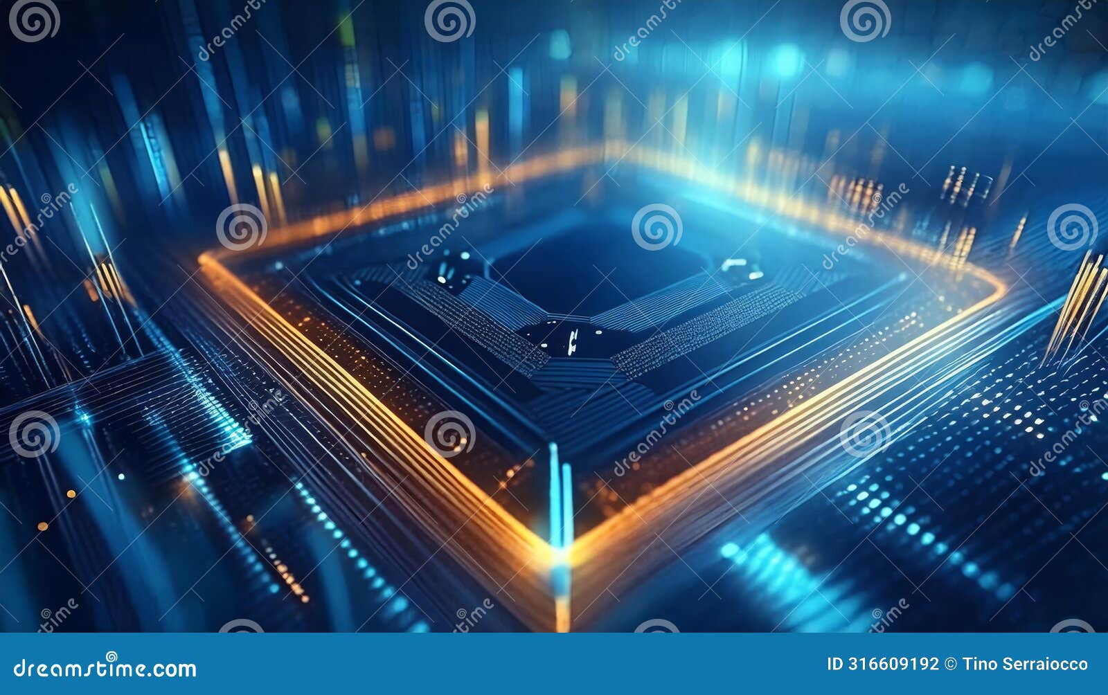 A Computer Motherboard with a State-of-the-art AI Processor. AI ...