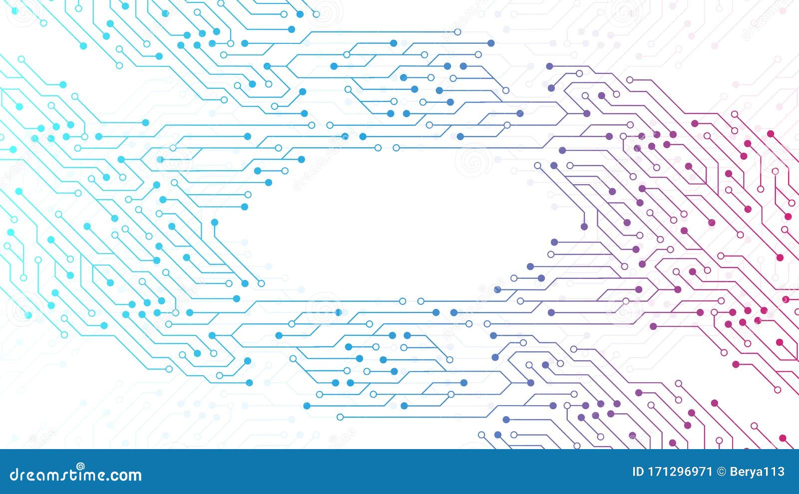 Computer Motherboard Vector Background with Circuit Board Electronic ...
