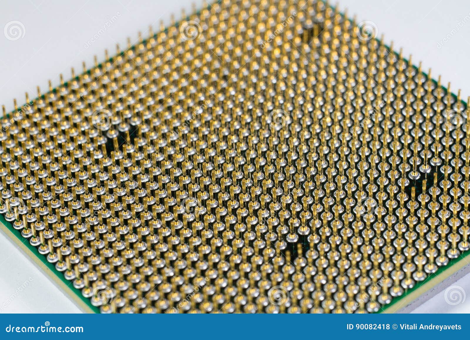 Computer Motherboard with a View of Parts and Components Stock Photo ...