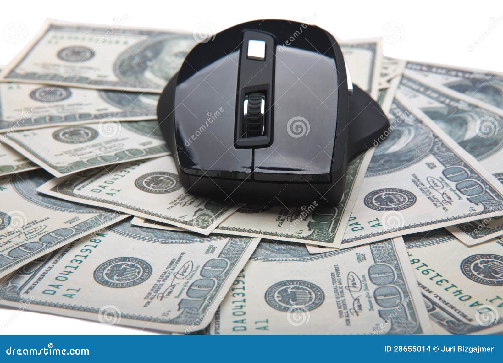 Computer Mouse on Banknotes Stock Photo - Image of european, mouse ...