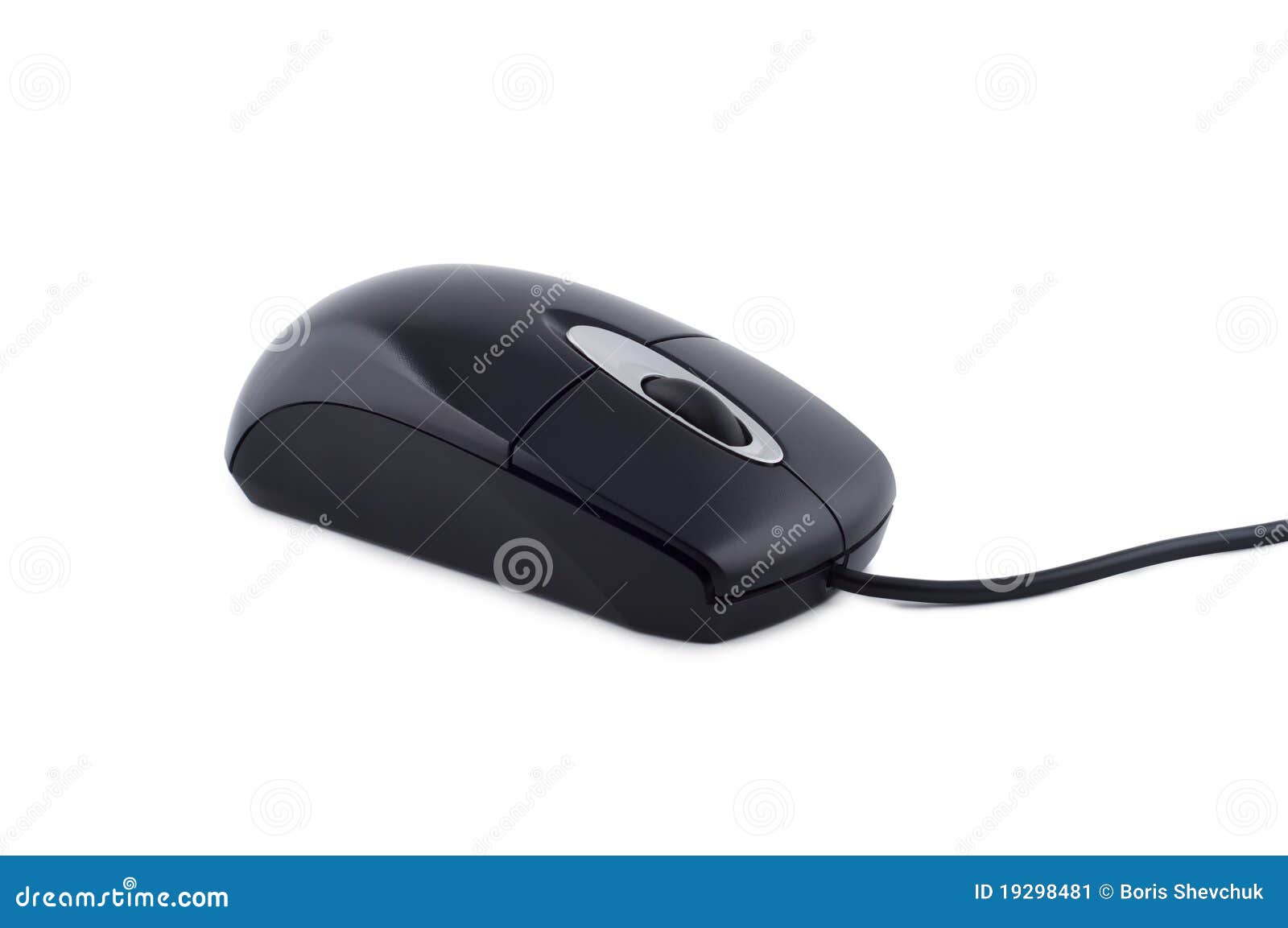 Computer Mouse Black Colour. Stock Image - Image of single, tech: 19298481