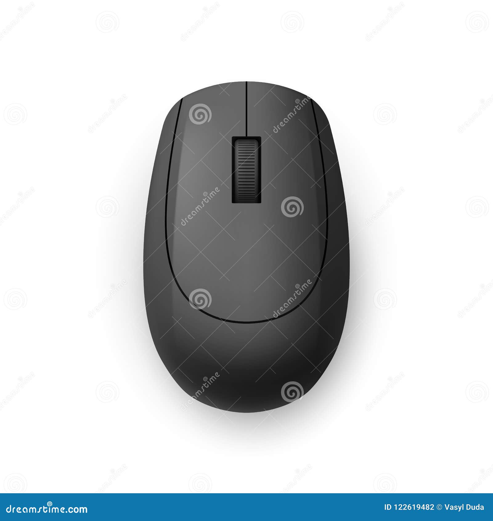 Computer Mouse stock vector. Illustration of scrolling - 122619482