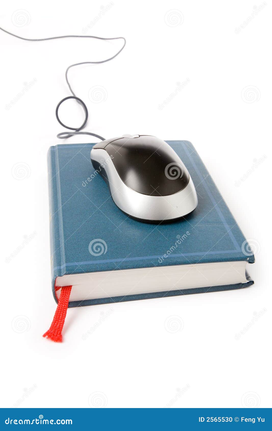 Computer mouse and book stock photo. Image of electronic - 2565530