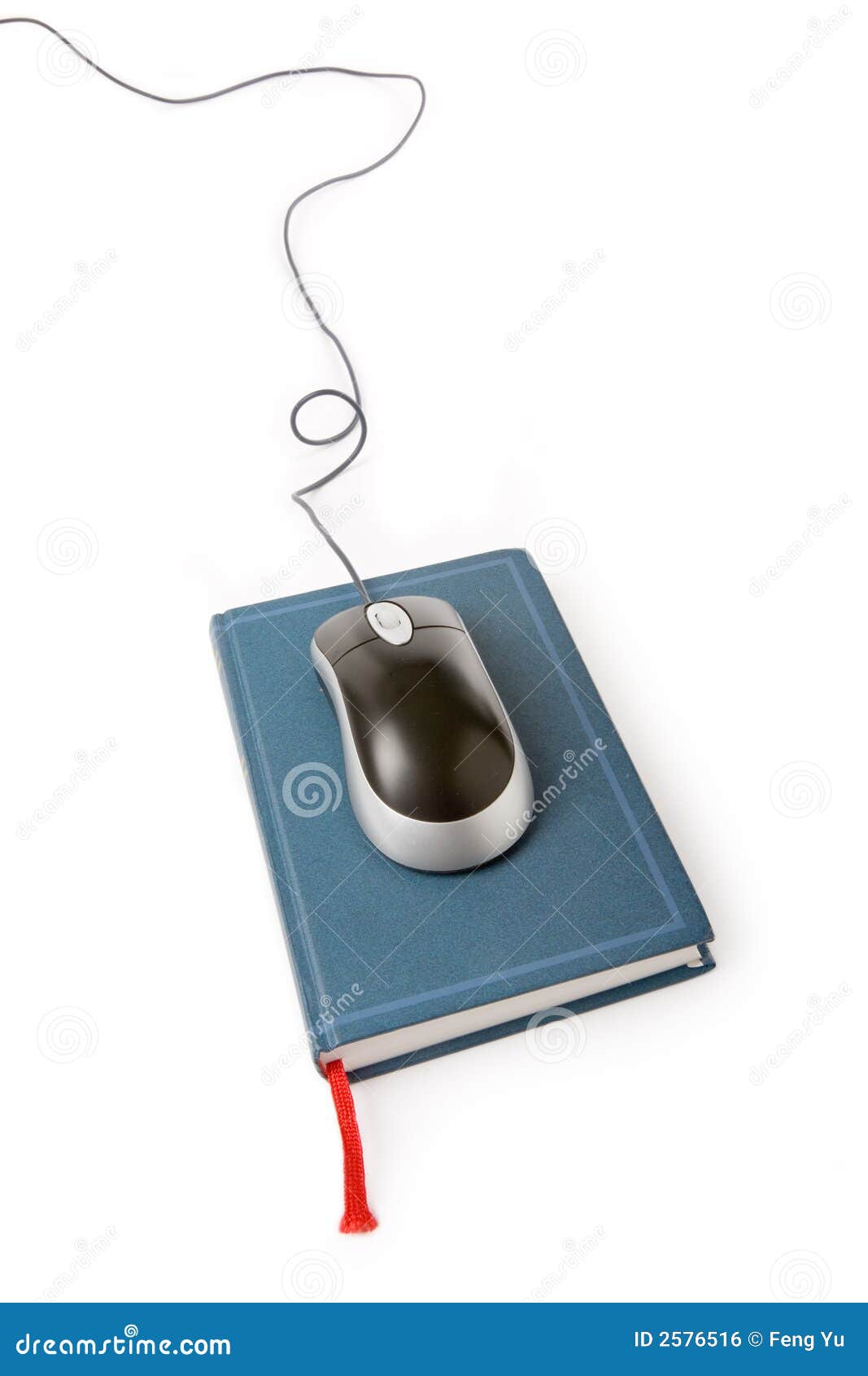 Computer mouse and book stock photo. Image of electronic - 2576516