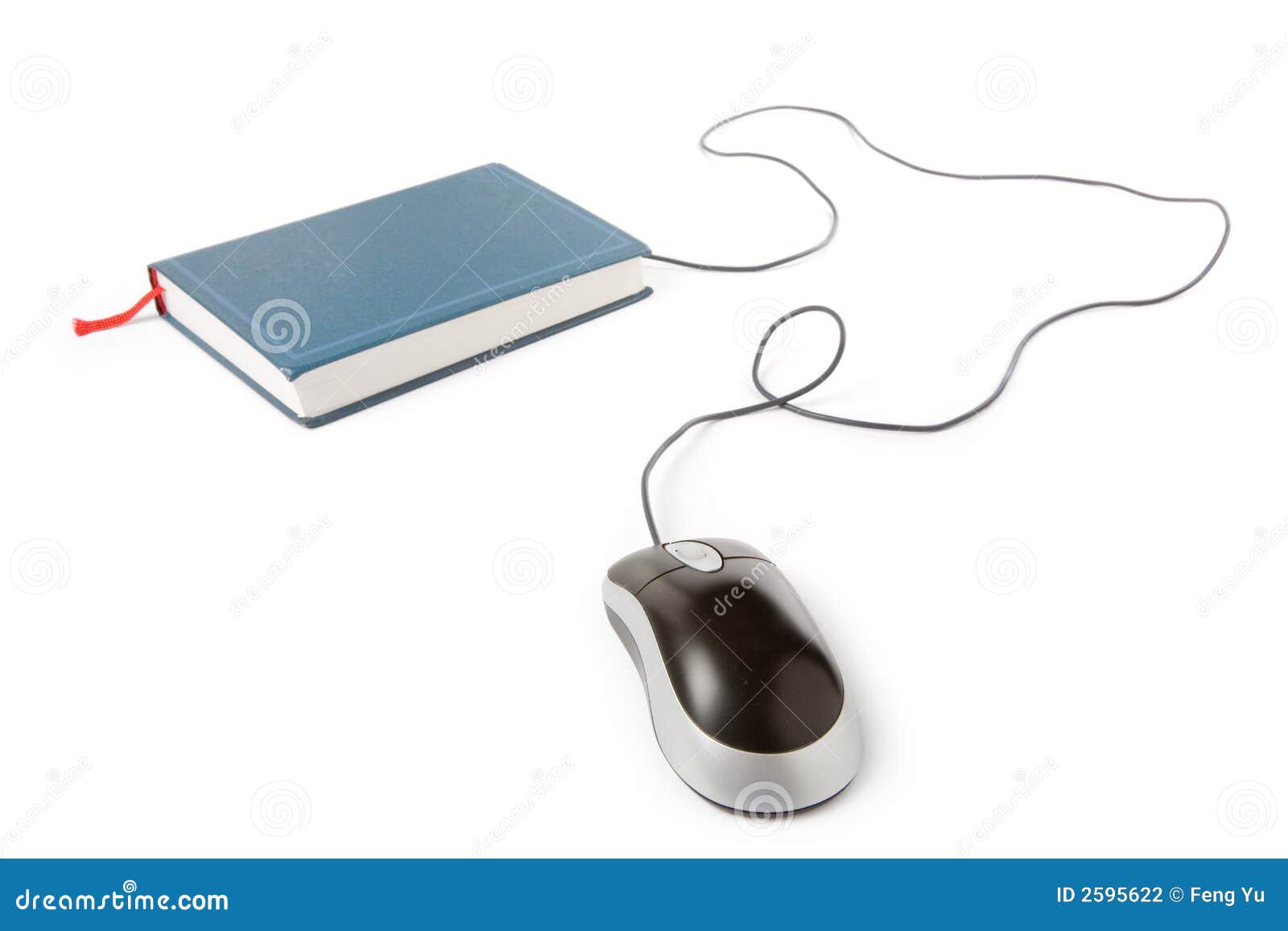 Computer mouse and book stock photo. Image of mouse, education - 2595622