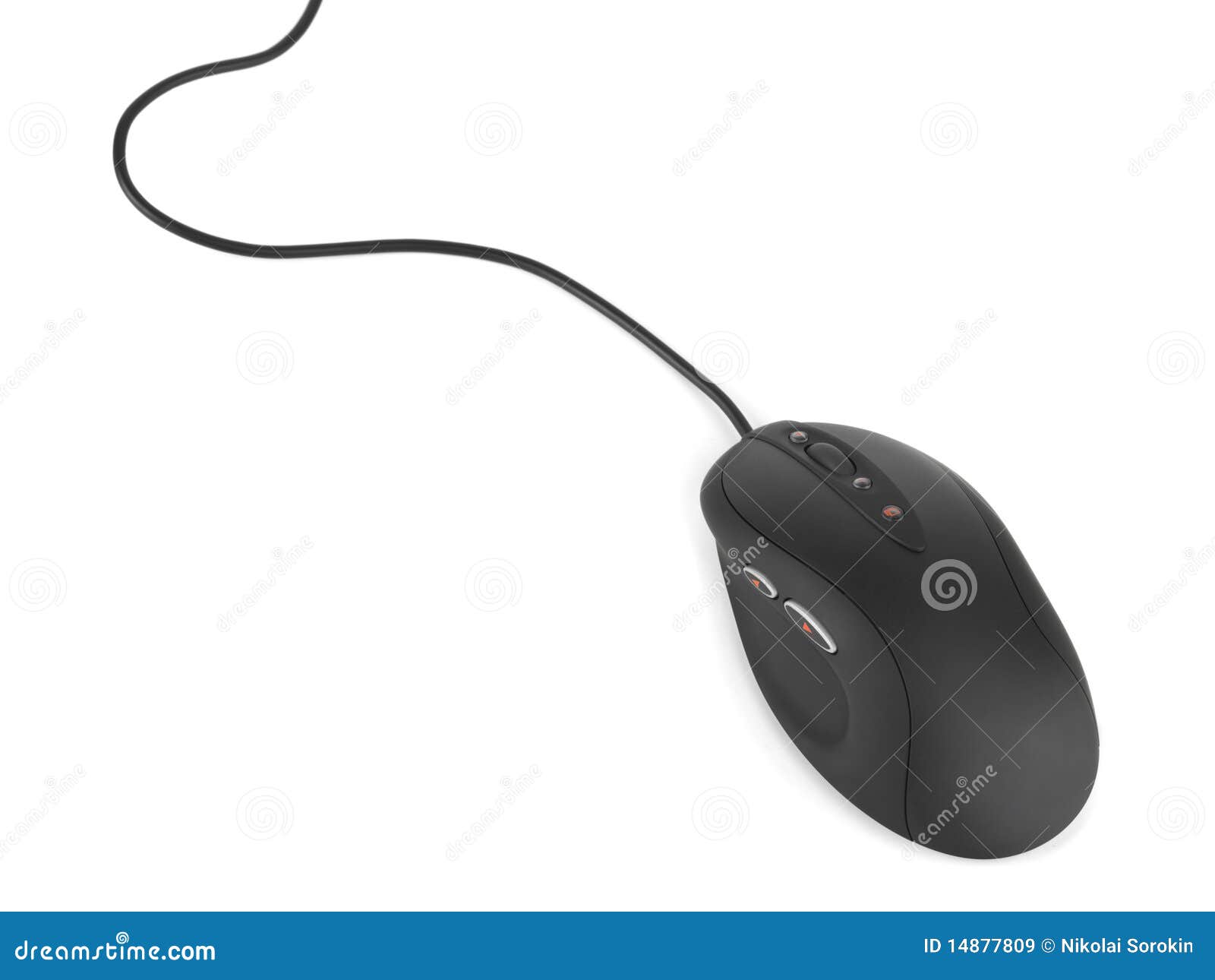 Computer mouse and cable stock image. Image of mouse - 14877809