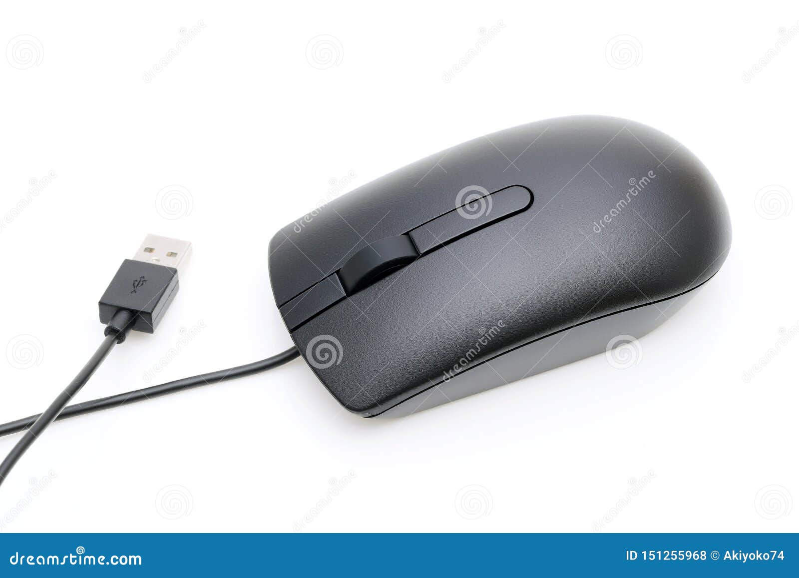 Computer mouse with cable stock photo. Image of click - 151255968