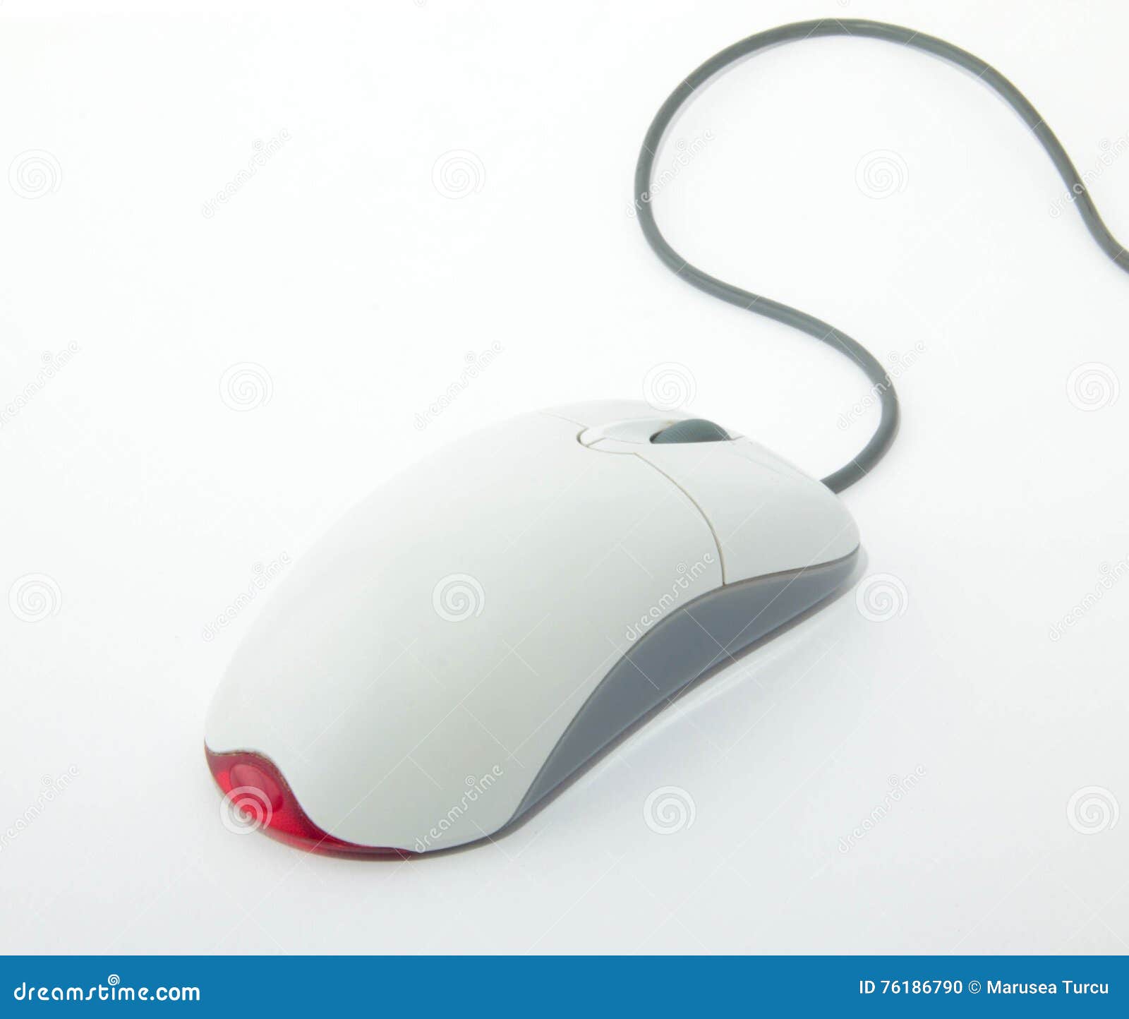 Computer mouse with cable stock photo. Image of cable - 76186790