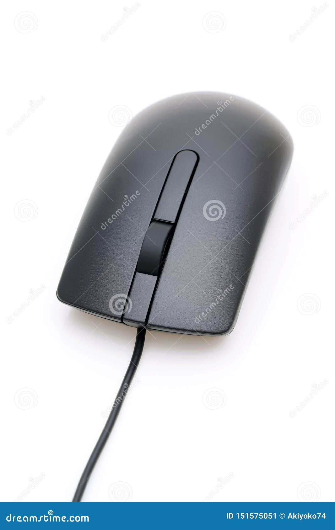 Computer mouse with cable stock image. Image of color - 151575051