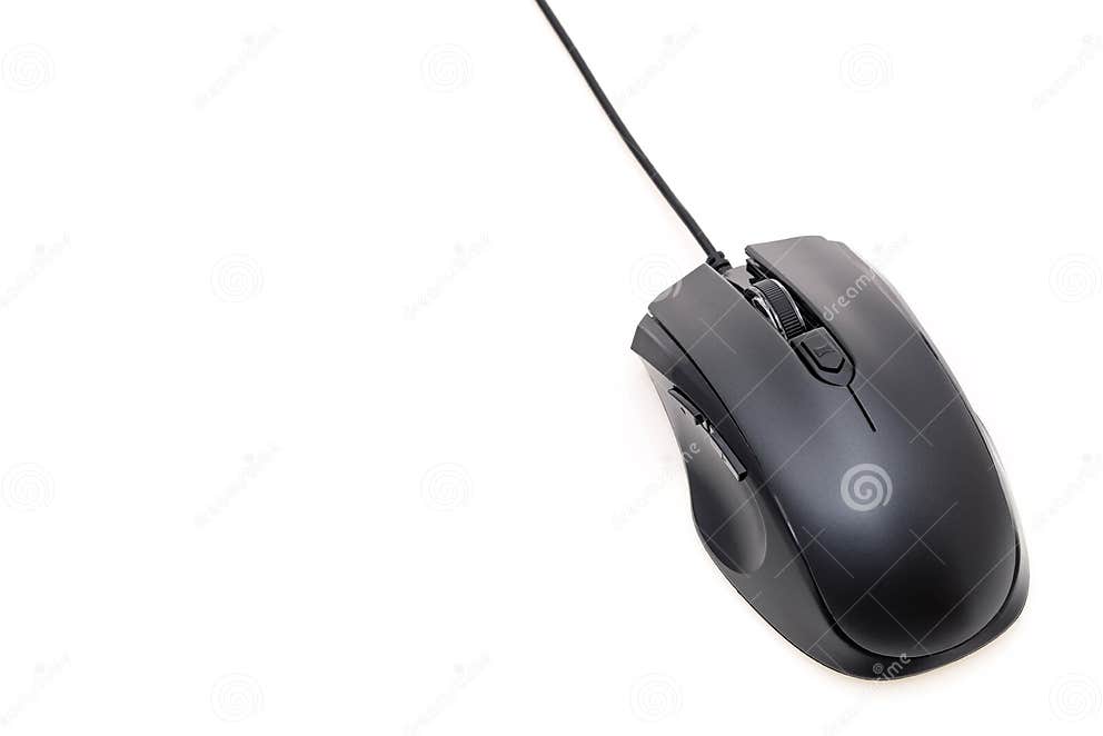 Computer mouse with cable stock image. Image of cursor - 227316809