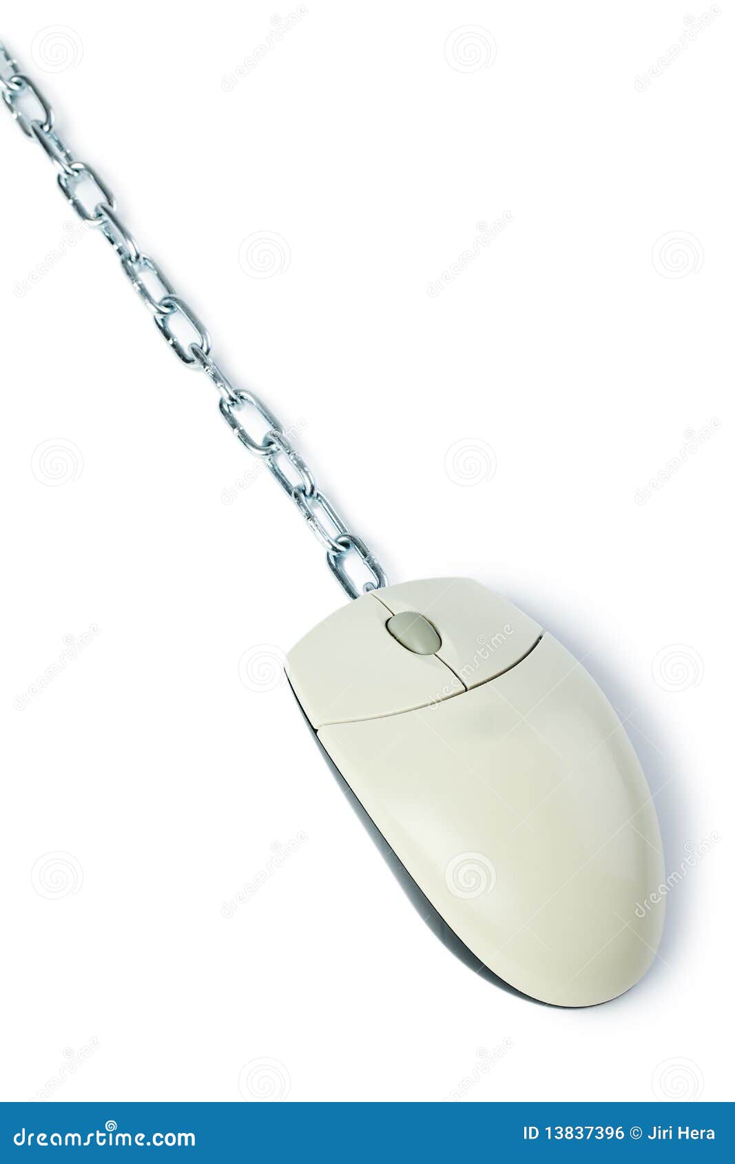 Computer mouse with chain stock photo. Image of cable - 13837396