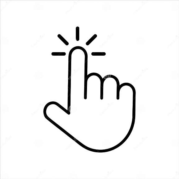 Computer Mouse Click Cursor Gray Arrow Icons Set And Loading Icons Cursor Icon Vector