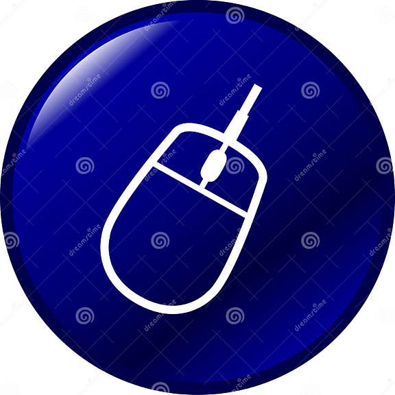 Computer Mouse Control Vector Button Stock Vector - Illustration of ...