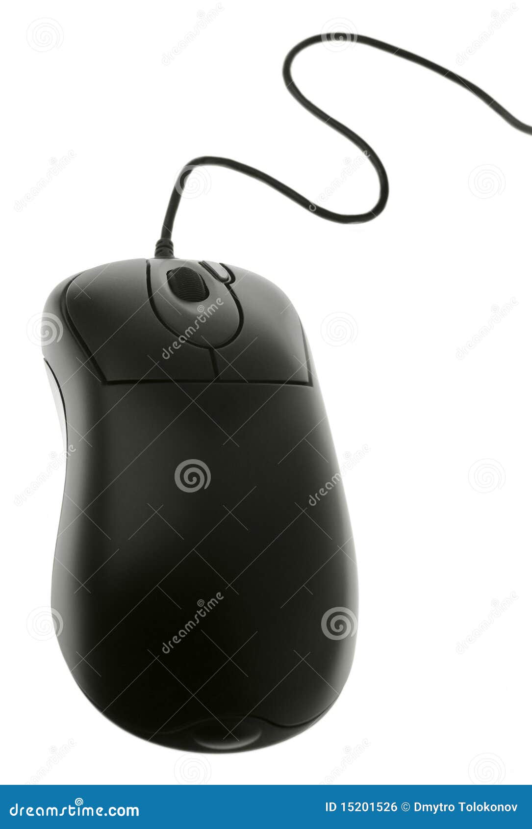 Computer mouse with cord. stock photo. Image of cable - 15201526