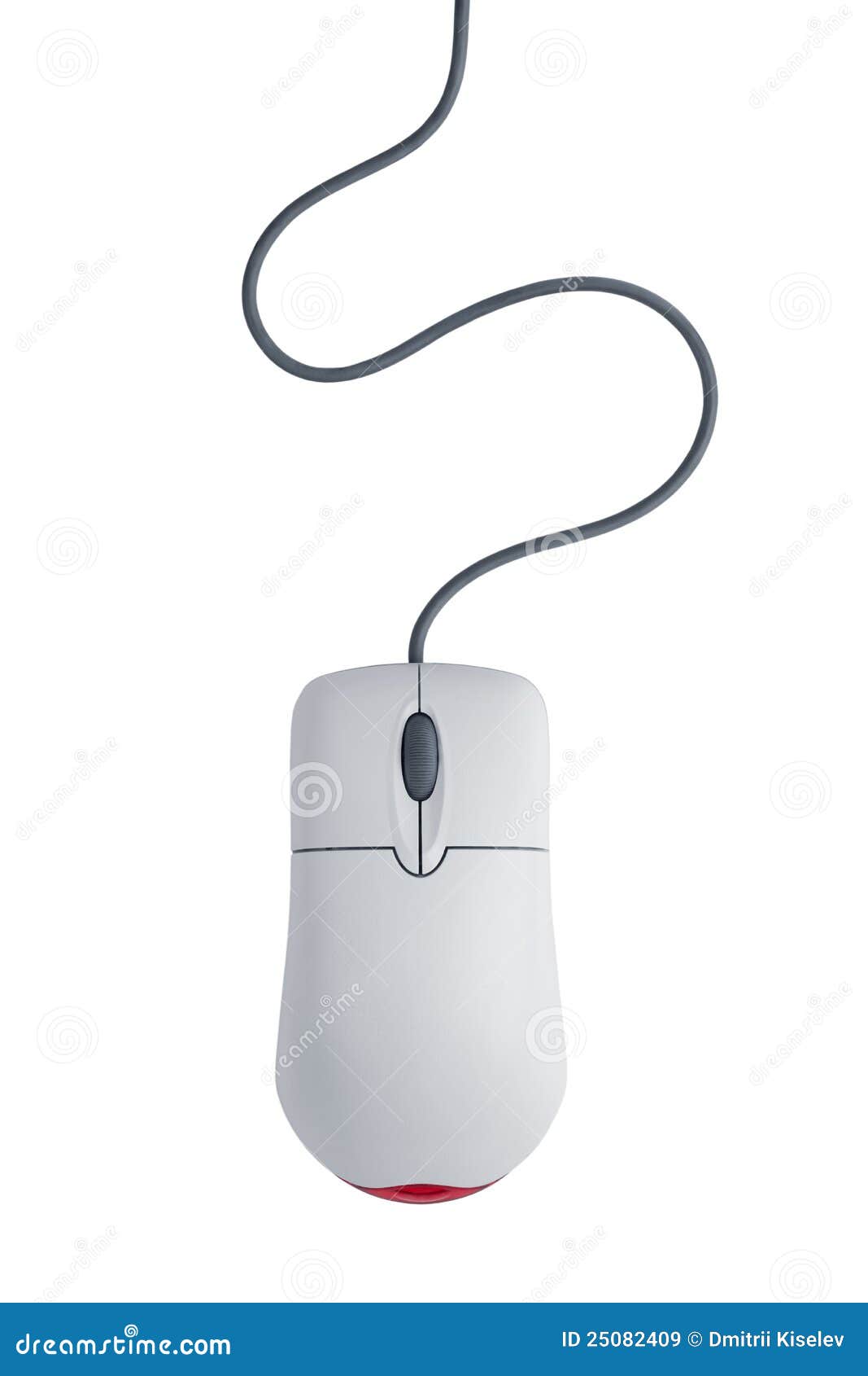 Computer Mouse With Cord Stock Illustration Illustration Of