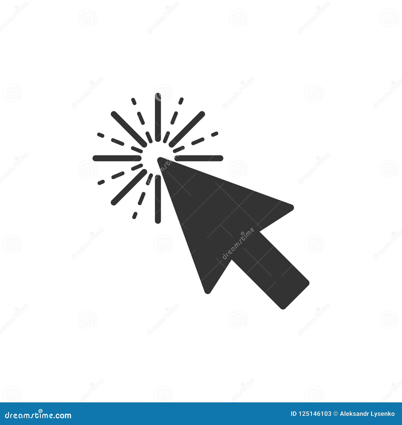 Computer Mouse Cursor Icon in Flat Style. Arrow Cursor Vector Il Stock ... Computer Mouse Cursor Icon in Flat Style. Arrow Cursor Vector Il Stock ...