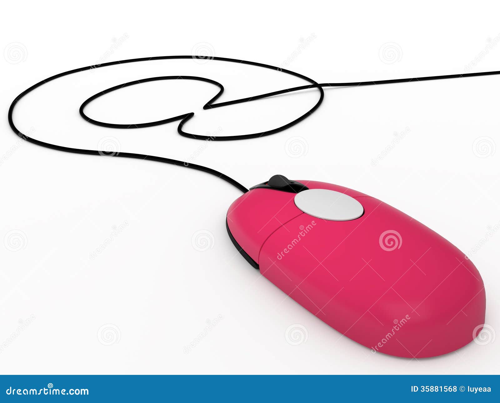 Computer mouse, 3D stock illustration. Illustration of input - 35881568