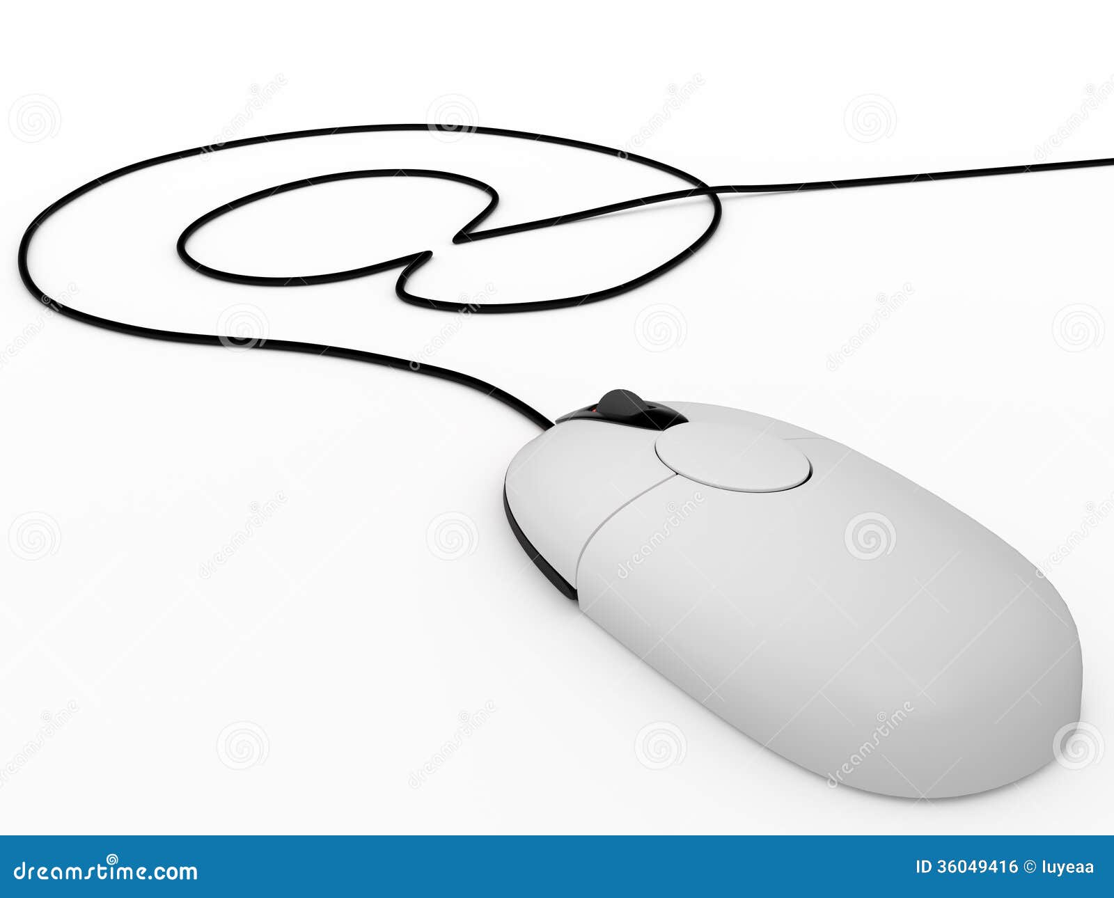Computer mouse, 3D stock illustration. Illustration of office - 36049416