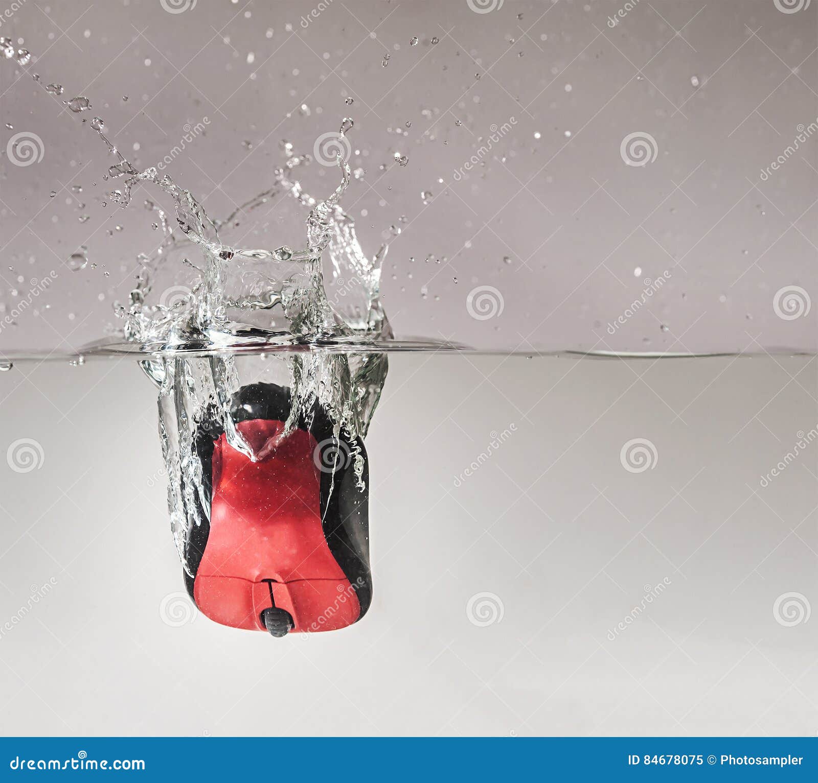 Computer Mouse Dropped In Water Royalty-Free Stock Photo ...